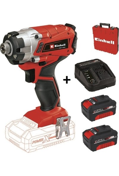 Einhell Te-Cı 18/1 Li 2 Adet 18V 4.0 Ah Akülü ve Çantalı Vidalama Einhell Te-Cı 18/1 Li 2 Adet 18V 4.0 Ah Akülü ve Çantalı Vidalama