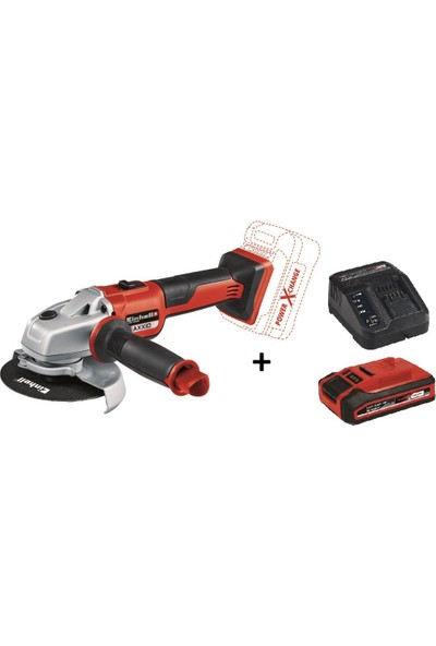 Einhell Axxıo 125 mm Taşlama Makinesi + 3.0 Ah Plus Starter Kit Einhell Axxıo 125 mm Taşlama Makinesi + 3.0 Ah Plus Starter Kit