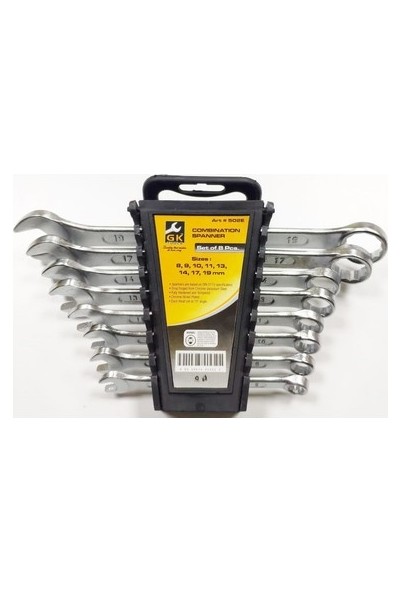 Gk Tools 8'li Kombine Anahtar Seti - Mat