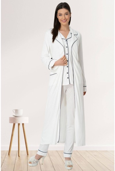 Mecit Önden Düğmeli Lohusa Pijama Sabahlık Takım Mecit 5411 Mecit Önden Düğmeli Lohusa Pijama Sabahlık Takım Mecit 5411