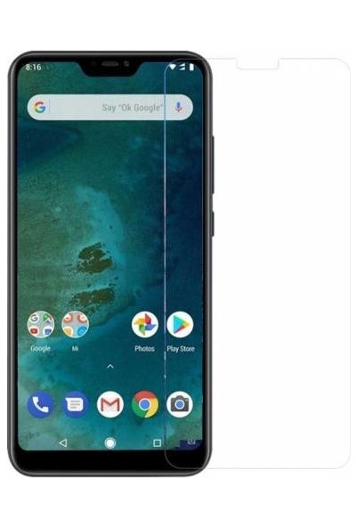 Newface Xiaomi Mi A2 Lite Ekran Koruyucu Temperli Kırılmaz Cam