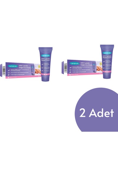 Lansinoh Hpa® Lanolin Göğüs Ucu Kremi 40 ml 2 Adet Lansinoh Hpa® Lanolin Göğüs Ucu Kremi 40 ml 2 Adet