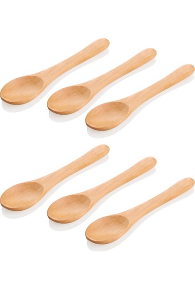 Rimmi Bambu 6'lı Lüx Baharat Kaşığı