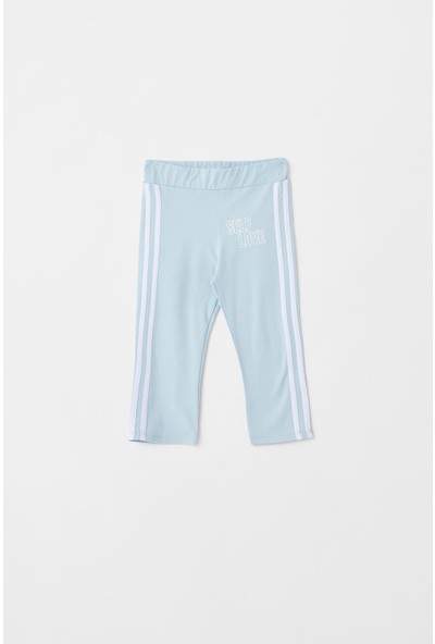 Defacto Kız Çocuk Slogan Baskılı Kapri Boy Tayt T5467A621SP