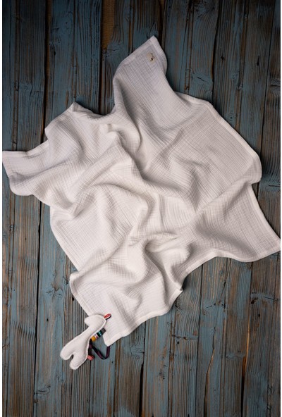 Puflingo 4 Kat Müslin Oyun Arkadaşlı Battaniye