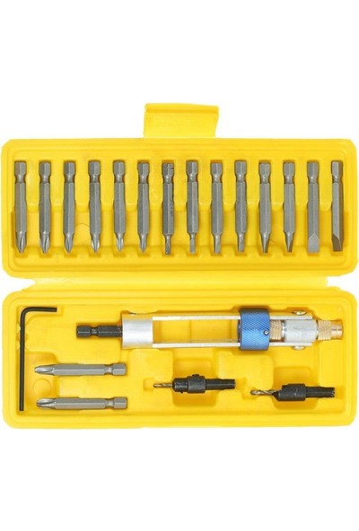 Rox Wood 0119 Pratik Delme Vidalama Kılavuz Bits Seti - 20 Parça Rox Wood 0119 Pratik Delme Vidalama Kılavuz Bits Seti - 20 Parça