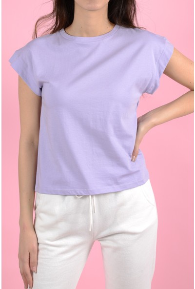 Vosse Bisiklet Yaka Kısa Kol Penye Tişört