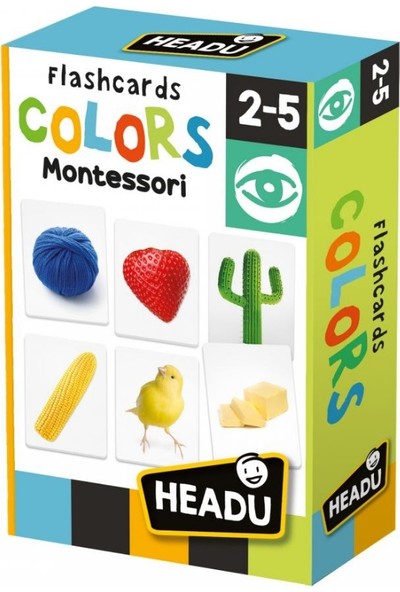 Headu Flascards Colors Montessorı
