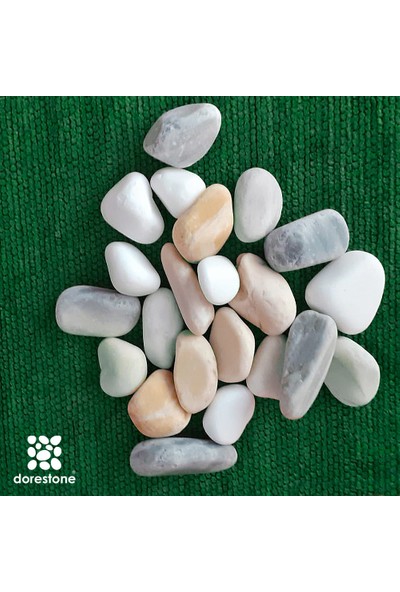 Dorestone Tamburlanmış Doğal Karışık Renkli Dolomit Taşı 10-20 mm 25 kg Dorestone Tamburlanmış Doğal Karışık Renkli Dolomit Taşı 10-20 mm 25 kg