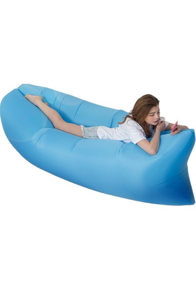 Ankaflex Lifestyle Şişme Şezlong Şişme Koltuk Pratik Şezlong Şişirilebilir Şezlong Kamp Yatağı