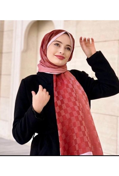 İpekseli Ipekli Dama Modal Şal İpekseli Ipekli Dama Modal Şal