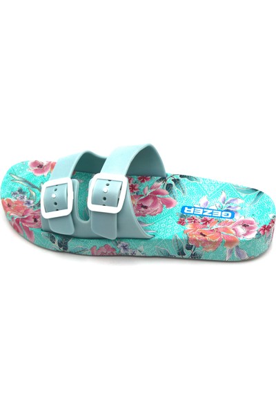 Gezer Kaymaz Taban, Ayarlanabilir Deniz, Plaj, Havuz, Bahçe, Banyo, Wc Çift Toka Terlik