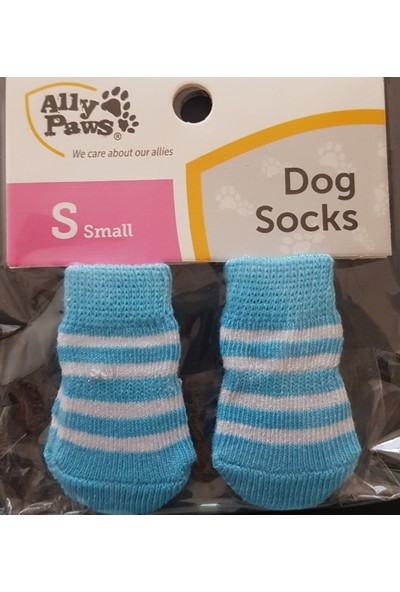Little Friends Köpek Çorabı Small Mavi - Beyaz Renk