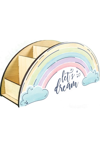 Alea Store Ahşap Let's Dream Gökkuşağı Çocuklar Için Masaüstü Kalemlik Kalem Kutusu Organizer Ahşap Alea Store Ahşap Let's Dream Gökkuşağı Çocuklar Için Masaüstü Kalemlik Kalem Kutusu Organizer Ahşap