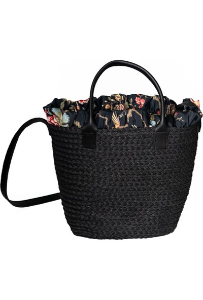 kavshak Kadın Hasır Örgü Zincir Askılı Midye Omuz Çantası