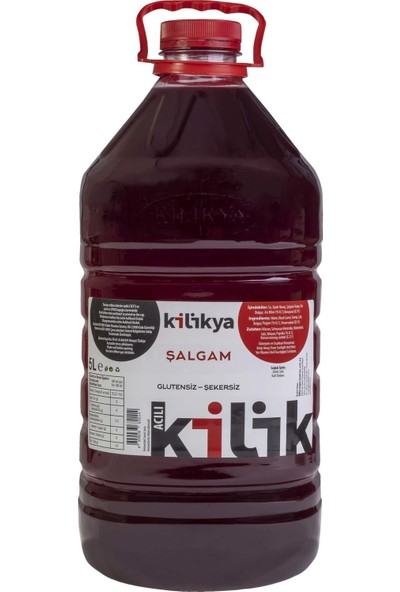 Kilikya Acılı Şalgam Pet 5 Lt /adet 1 Kilikya Acılı Şalgam Pet 5 Lt /adet 1