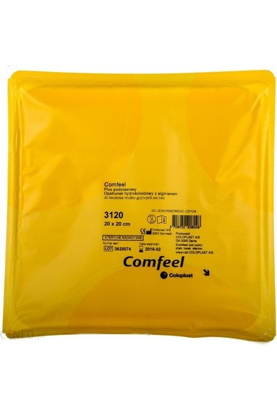COLOPLAST 10 Adet Coloplast Comfeel Plus 3120 Hidrokolloid Yara Örtüsü 20X20