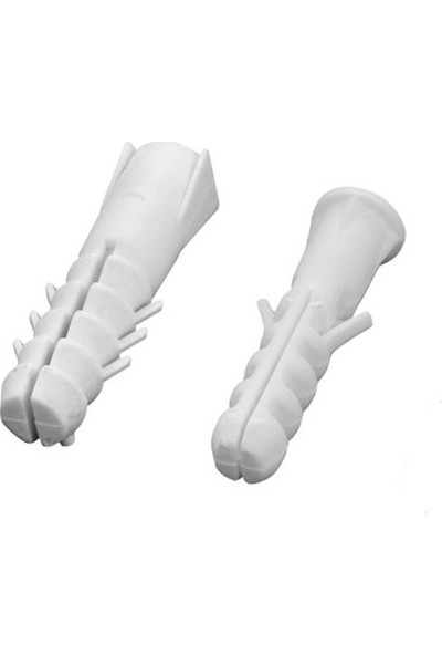 Nsp Plastik Dubel Beyaz 8 mm 100'LI