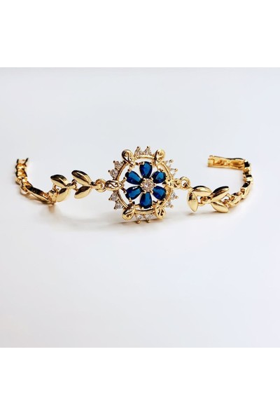 The Shirret Mavi Zirkon Taşlı Bileklik