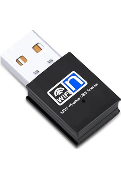 Wozlo 300MBPS Wireless USB Wifi Adaptör Dongle Network Lan Aparatı Wozlo 300MBPS Wireless USB Wifi Adaptör Dongle Network Lan Aparatı