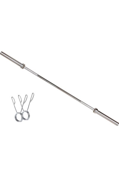 FinxSport Profesyonel Olimpik Bar 181'CM + Klips FinxSport Profesyonel Olimpik Bar 181'CM + Klips