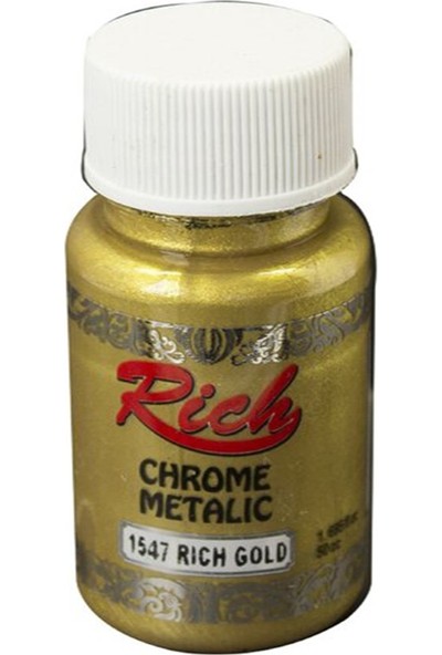 Rich Chrome Metalik 50 cc Antik Altın 1547 Rich Chrome Metalik 50 cc Antik Altın 1547