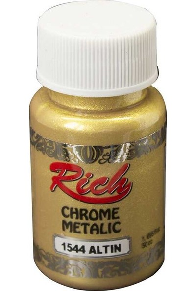 Rich Chrome Metalik 50 cc Altın 1544 Rich Chrome Metalik 50 cc Altın 1544
