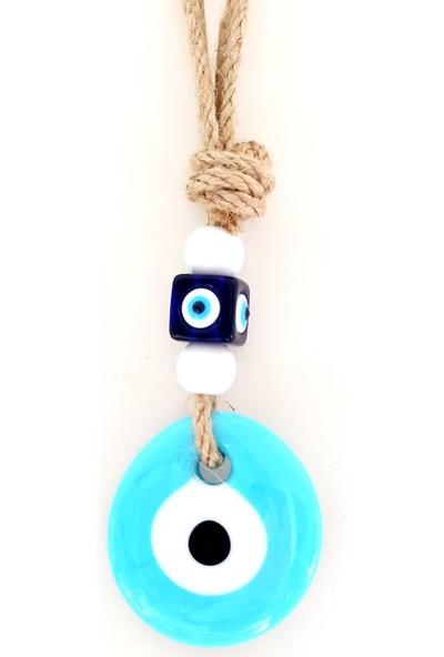 Mixperi Bebek Mavisi Renginde Mini Nazar Boncuklu Duvar Süsü Mixperi Bebek Mavisi Renginde Mini Nazar Boncuklu Duvar Süsü