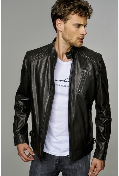 Derimod New Durant Erkek Deri Ceket