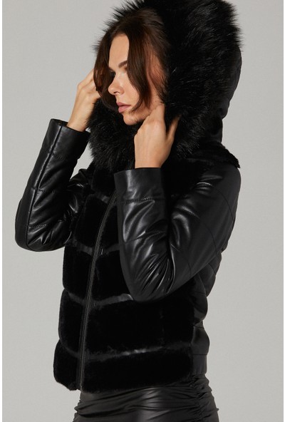 Derimod Loretta Kadın Deri Ceket Derimod Loretta Kadın Deri Ceket