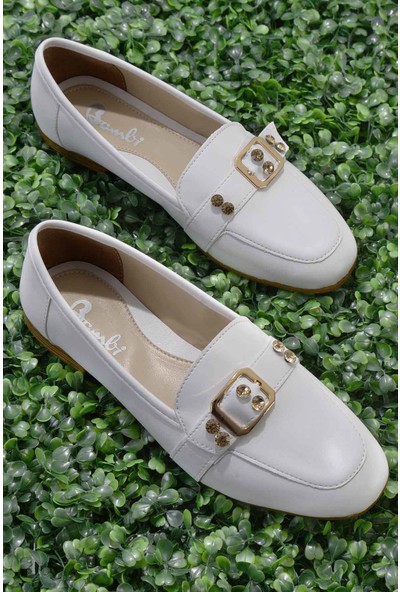 Bambi Beyaz Kadın Babet K01824210009