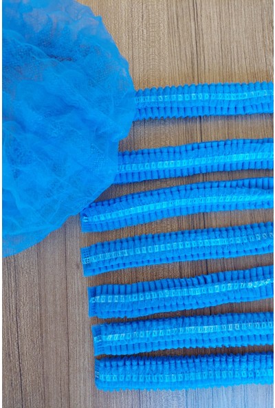 Çamder Tekstil Tek Kullanımlık Mavi Akordeon Bone (50X45 cm ) 100 Adet Çamder Tekstil Tek Kullanımlık Mavi Akordeon Bone (50X45 cm ) 100 Adet