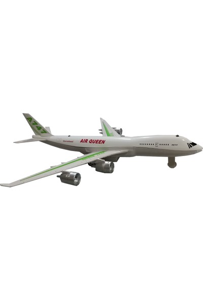 Aktoys Jumbo Işıklı Sesli Metal Çek Brak Yolcu Uçağı Aktoys Jumbo Işıklı Sesli Metal Çek Brak Yolcu Uçağı