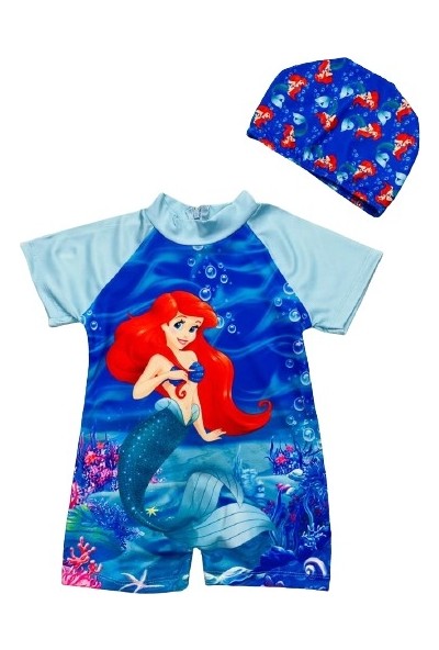 Lolli Boom Kids Kız Çocuk Deniz Kızı Hassas Ten Tam Vücut Mayo ve Bone - Surfers Lolli Boom Kids Kız Çocuk Deniz Kızı Hassas Ten Tam Vücut Mayo ve Bone - Surfers