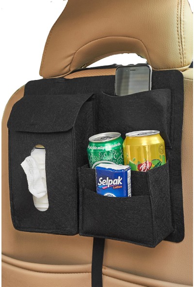 Markaflex Araba Araç Oto Koltuk Arkası Keçe Organizer Koruyucu Koltuk Arkası Eşya Düzenleyici Ceplik Çanta Markaflex Araba Araç Oto Koltuk Arkası Keçe Organizer Koruyucu Koltuk Arkası Eşya Düzenleyici Ceplik Çanta