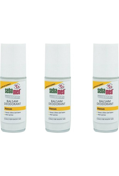 Sebamed Roll-On Balsam 50 ml - 3 Adet