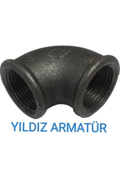 Yıldız Armatür Siyah Dirsek 1/2' Doğalgaz Için (2 Adet) Yıldız Armatür Siyah Dirsek 1/2' Doğalgaz Için (2 Adet)