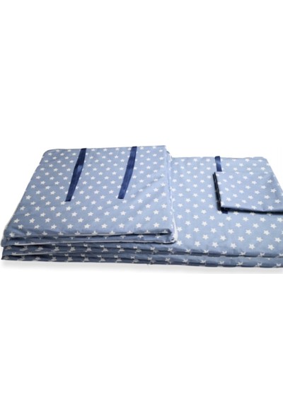 Bebek Özel Bebek/çocuk Beşik Kenar Koruma 80X180 Beşik Için (4 Parça) Mavi Yıldızlı Bebek Özel Bebek/çocuk Beşik Kenar Koruma 80X180 Beşik Için (4 Parça) Mavi Yıldızlı