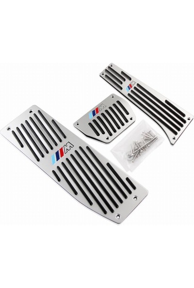 Auto GP Bmw E60 Pedal Seti Takımı Otomotik 3 Parça ///m Logolu Vidalı Auto GP Bmw E60 Pedal Seti Takımı Otomotik 3 Parça ///m Logolu Vidalı