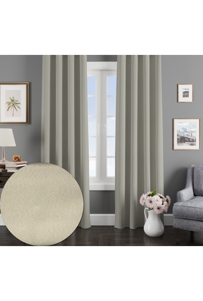 Perle Home Kapadokya Taşı Rengi Blackout Güneşlik Karartma Fon Perde City Series Perle Home Kapadokya Taşı Rengi Blackout Güneşlik Karartma Fon Perde City Series