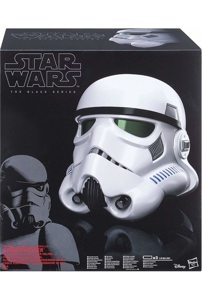 Hasbro Star Wars Black Series Imperial Stormtrooper Helmet Elektronik Dönüştrücü Maske-Kask Hasbro Star Wars Black Series Imperial Stormtrooper Helmet Elektronik Dönüştrücü Maske-Kask