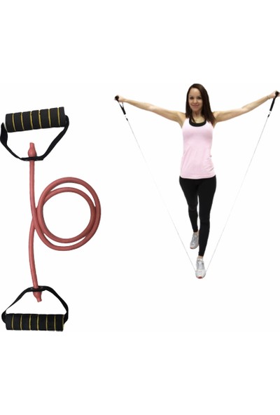 Remege Tubing Direnç Egzersiz Lastiği - Tutacaklı Direnç Egzersiz Lastiği - Lateks -1,0 cm Lastik Çapı Remege Tubing Direnç Egzersiz Lastiği - Tutacaklı Direnç Egzersiz Lastiği - Lateks -1,0 cm Lastik Çapı