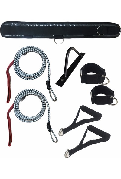Belden Bağlamalı Antrenman Güç Lastiği Seti - Kemer, 2 Adet Lastik, El Aparatı Ayak Aparatı Duvar Aparatı Belden Bağlamalı Antrenman Güç Lastiği Seti - Kemer, 2 Adet Lastik, El Aparatı Ayak Aparatı Duvar Aparatı