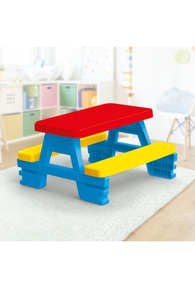 Dolu Oyuncak Çocuk Piknik Masası (4 Kişilik) Dolu Oyuncak Çocuk Piknik Masası (4 Kişilik)