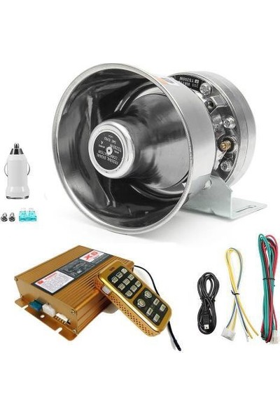 Auto GP Profesyonel Uzaktan Kumandalı Polis Itfaiye Ambulans Sireni 200WATT