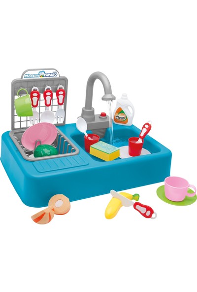 Kayyum Oyuncak Modern Mutfak Çeşmeli Lavabo Set Mutfak Oyuncak Seti Kayyum Oyuncak Modern Mutfak Çeşmeli Lavabo Set Mutfak Oyuncak Seti