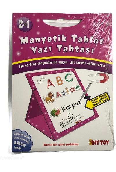 Diy-Toy Diytoy Manyetik Tablet Yazı Tahtası Pembe Diy-Toy Diytoy Manyetik Tablet Yazı Tahtası Pembe