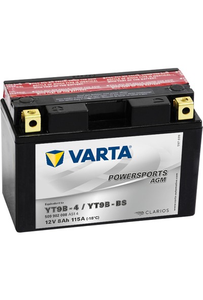 Varta YT9B-BS (YT9B-4) Motosiklet Aküsü