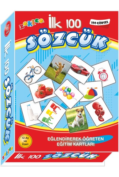 Zekice Ilk 100 Sözcük Zeka ve Eğitim Kartları Zekice Ilk 100 Sözcük Zeka ve Eğitim Kartları