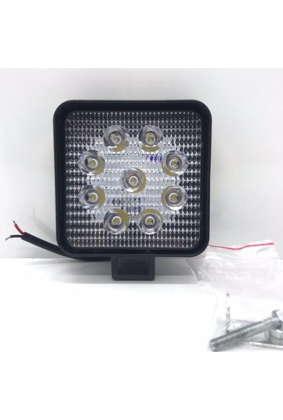 Cmsolar Çalışma Lambası Kare 9 LED 27 Watt Cmsolar Çalışma Lambası Kare 9 LED 27 Watt